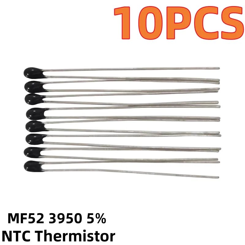 10PCS-Thermistor-NTC-MF52AT-MF52-10kJ-5K-100K-B-Value-Accuracy-5-3950 ...