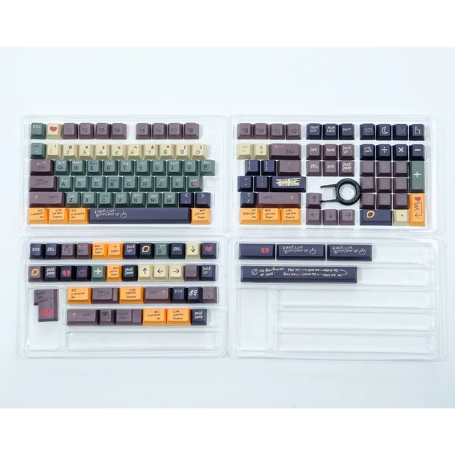 Basic Love Cherry Keycaps PBT Material 151 Big Set Dye-Subbed Key Caps ...
