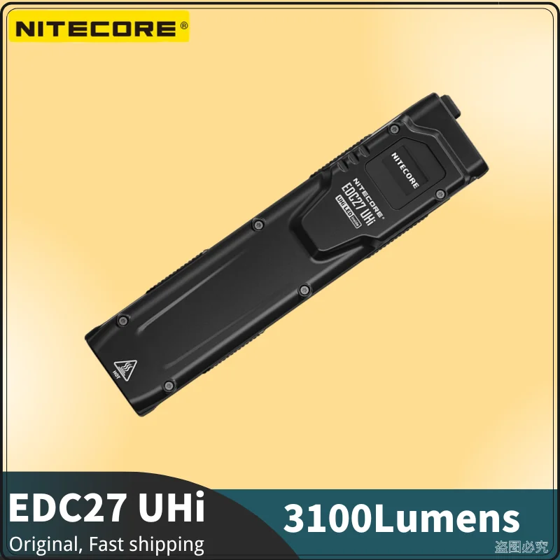 NITECORE-EDC27-UHI-Ultra-Slim-High-Performance-EDC-Flashlight-3100Lumens-Built-in-battery-With ...