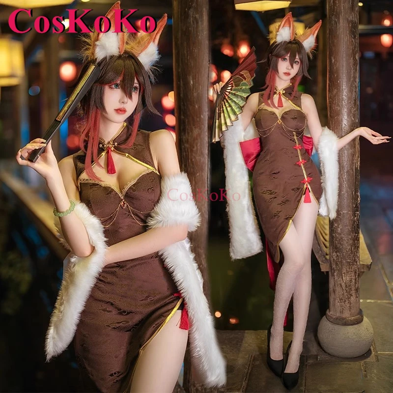 CosKoKo-Tingyun-Cosplay-Game-Honkai-Star-Rail-Costume-Sweet-Nifty-Fox-Cheongsam-Dress-Halloween ...