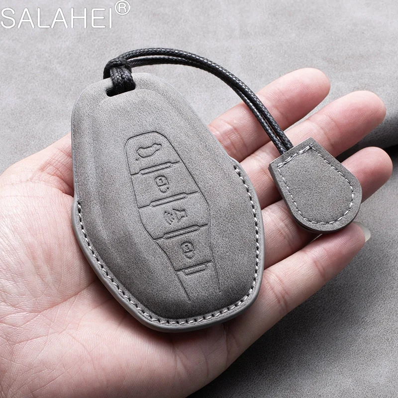Sheepskin-Car-Key-Case-Cover-Shell-for-Chery-DASHING-X-1-Plus-DTC ...