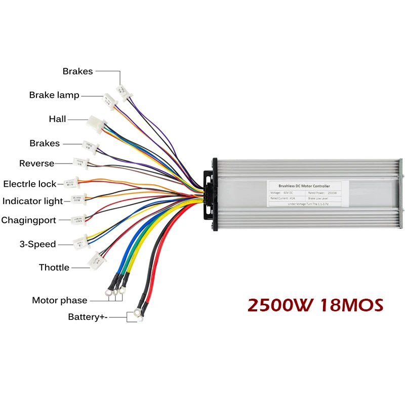 KUNRAY BLDC 60V 2000W E-Scooter Bike Motocross Motors