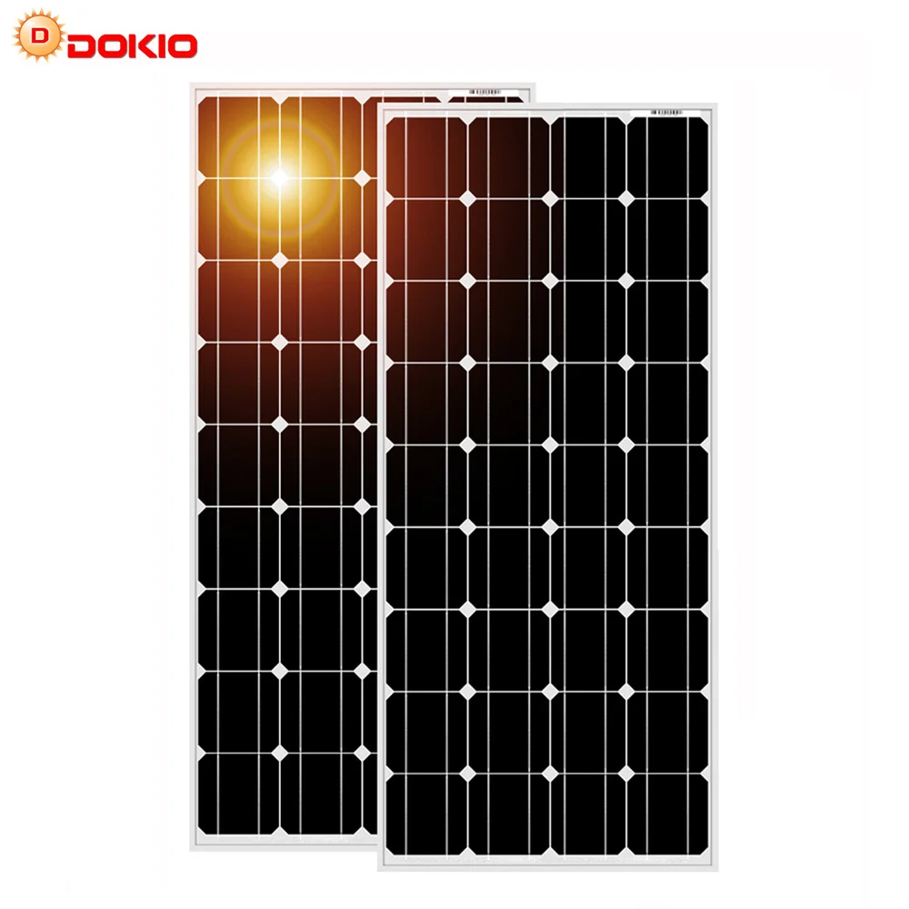 DOKIO-18V-200W-Rigid-Solar-Panel-China-18V-Monocrystalline-Waterproof ...