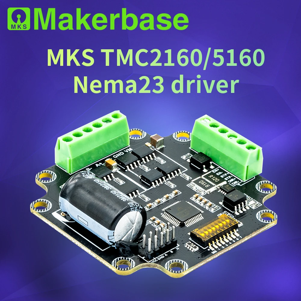 Makerbas MKS TMC2160/5160 Nema23 Stepper motor driver CNC 3D Printer high torque quiet ...