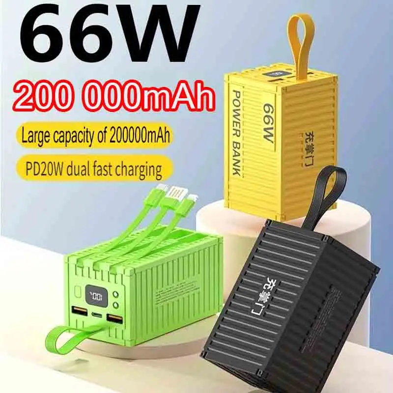 200000-mAh-High-Capacity-Power-Bank-3-in-1-66W-Fast-Charging-Powerbank ...