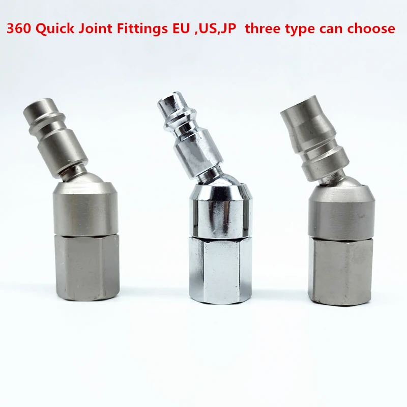 Universal-Spray-Gun-Connector-360-Quick-Joint-Fittings-European-Style ...