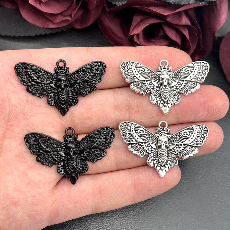 5-New-Accessories-Animal-Moth-Skull-Moth-Pendant-Women-s-Men-s ...