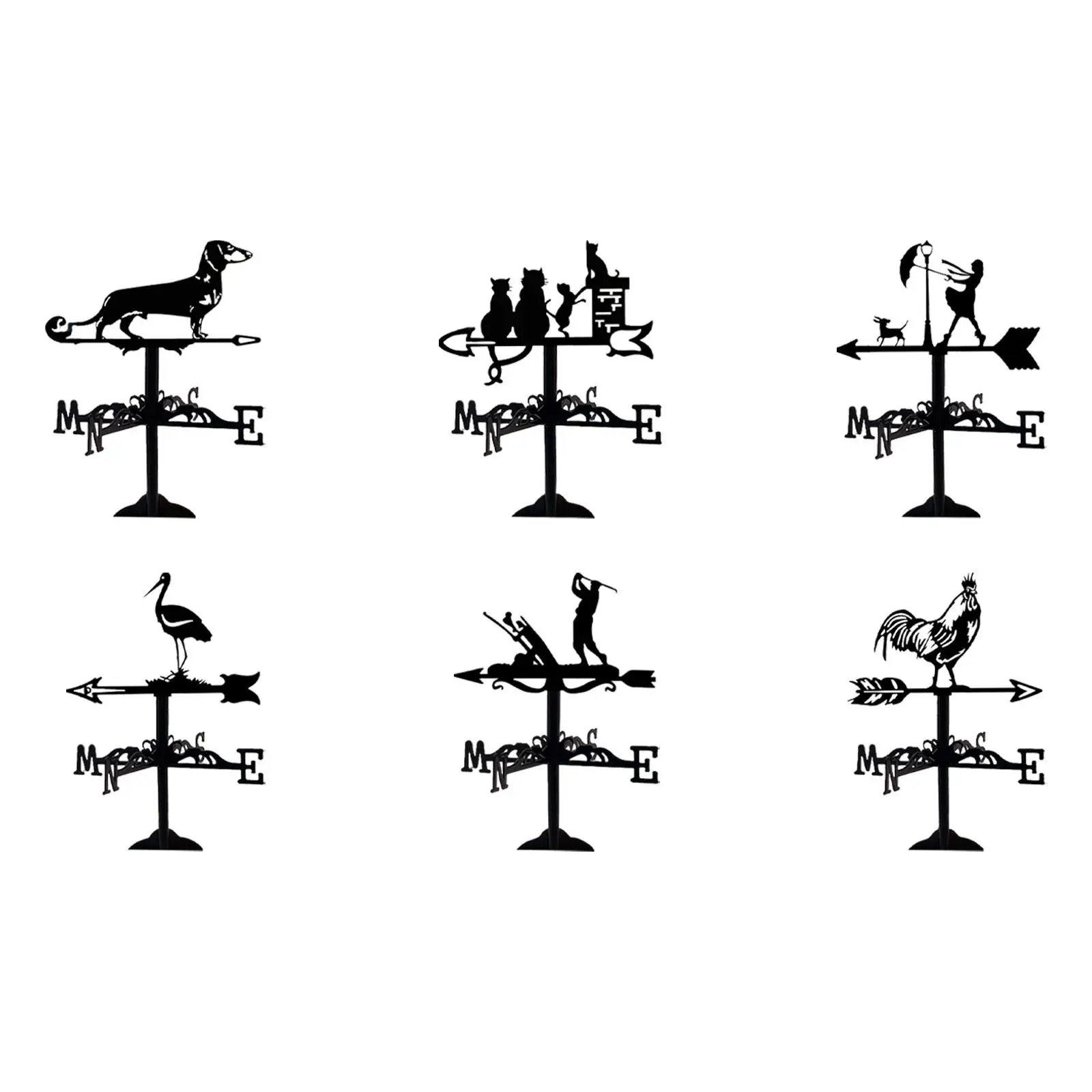 Small-Metal-Weathervane-Retro-Decorative-Desktop-Ornament-Wind ...