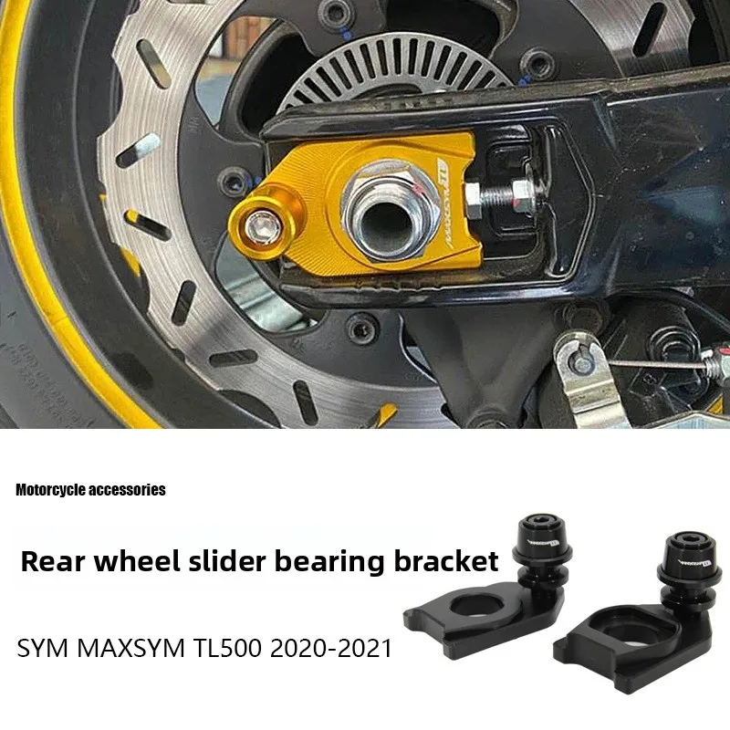 New Motorcycle Chain Adjustment Block Frame Swingarm Spools Sliders ...