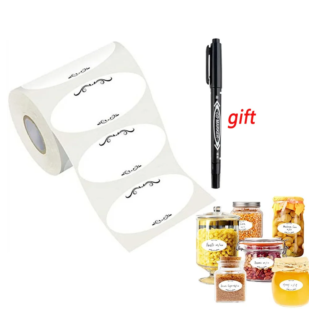 150-300pcs Food Marking Date Waterproof Sticker Label Home Kitchen ...