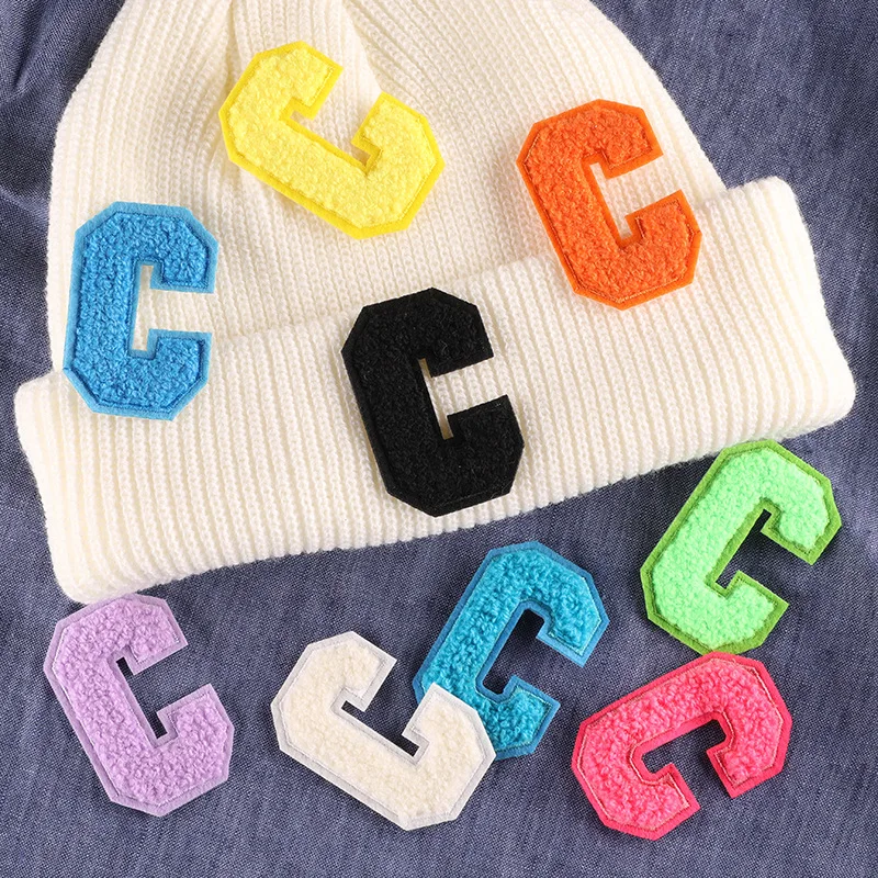 1-piece-Iron-On-English-Letter-C-Stickers-For-Hats-Caps-Shoes ...