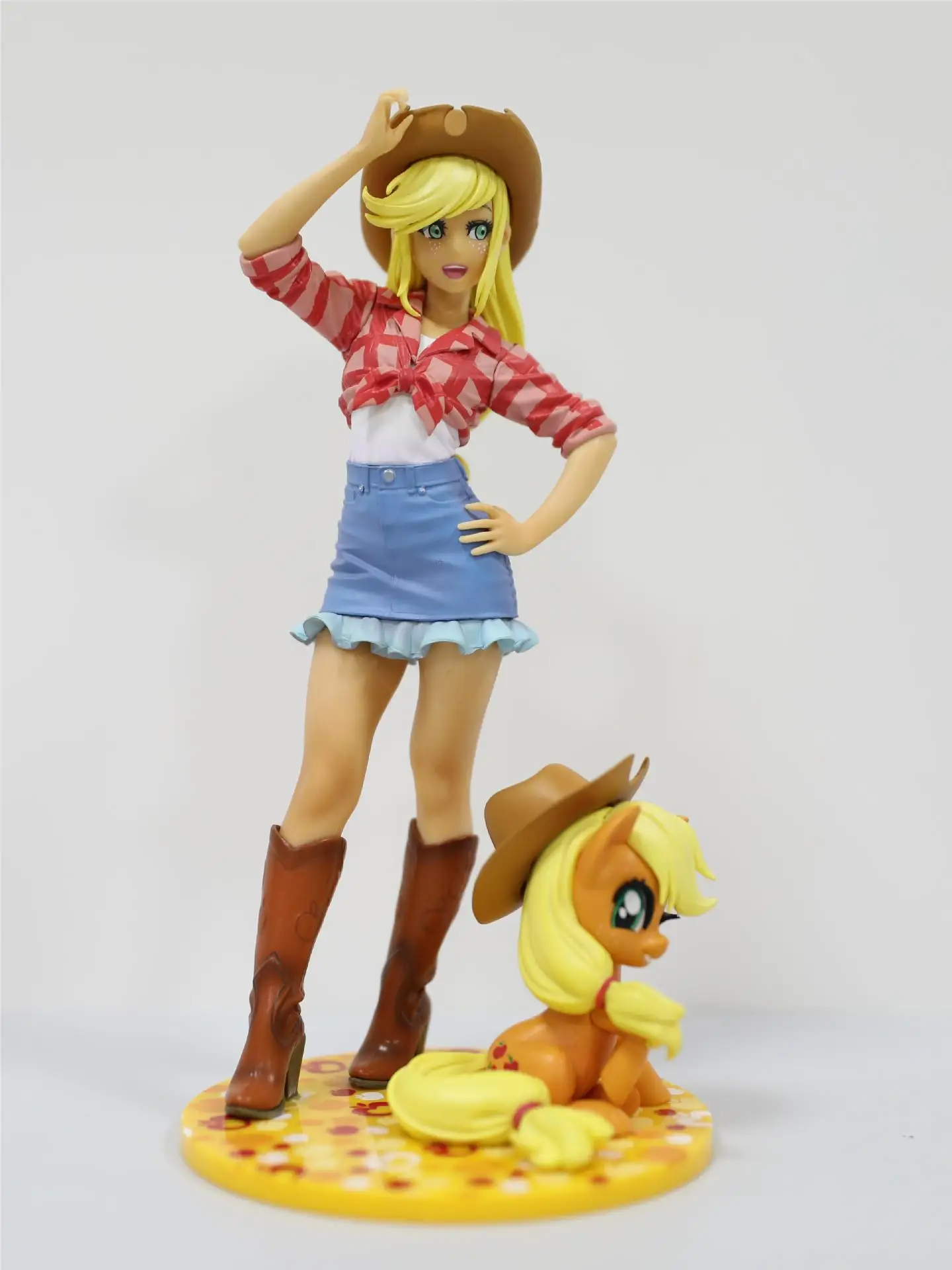 My Little Pony Apple Jack Sunset Shimmer Stand ver Anime Action Figure ...