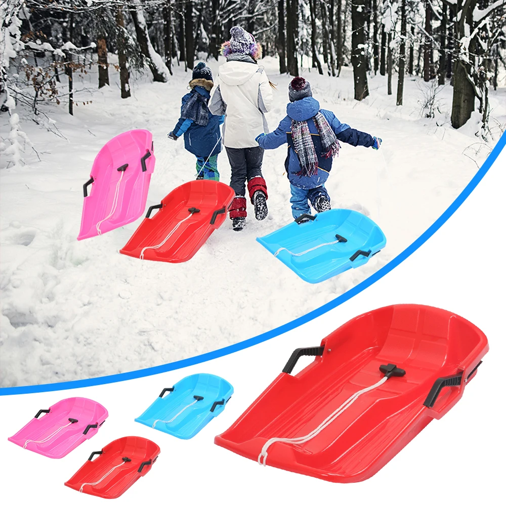 Solid-Snow-Sled-Snow-Speeder-Sled-Flyer-Flying-Board-Toboggan-Sledge ...