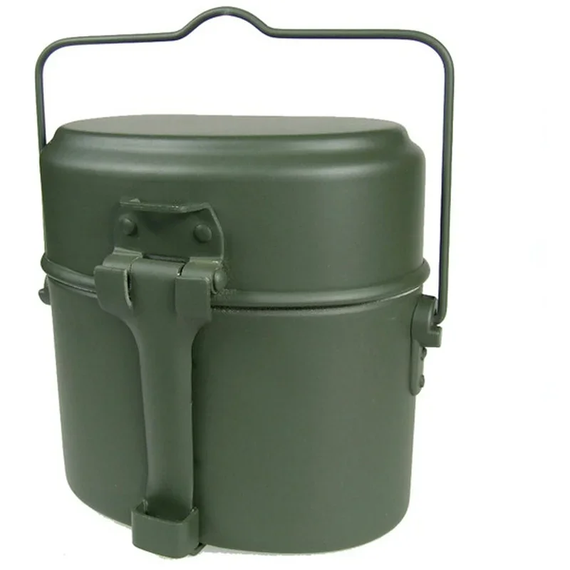 3-In-1-Aluminum-Camping-Lunch-Box-Army-Canteen-Cup-Pot-for-Picnic ...