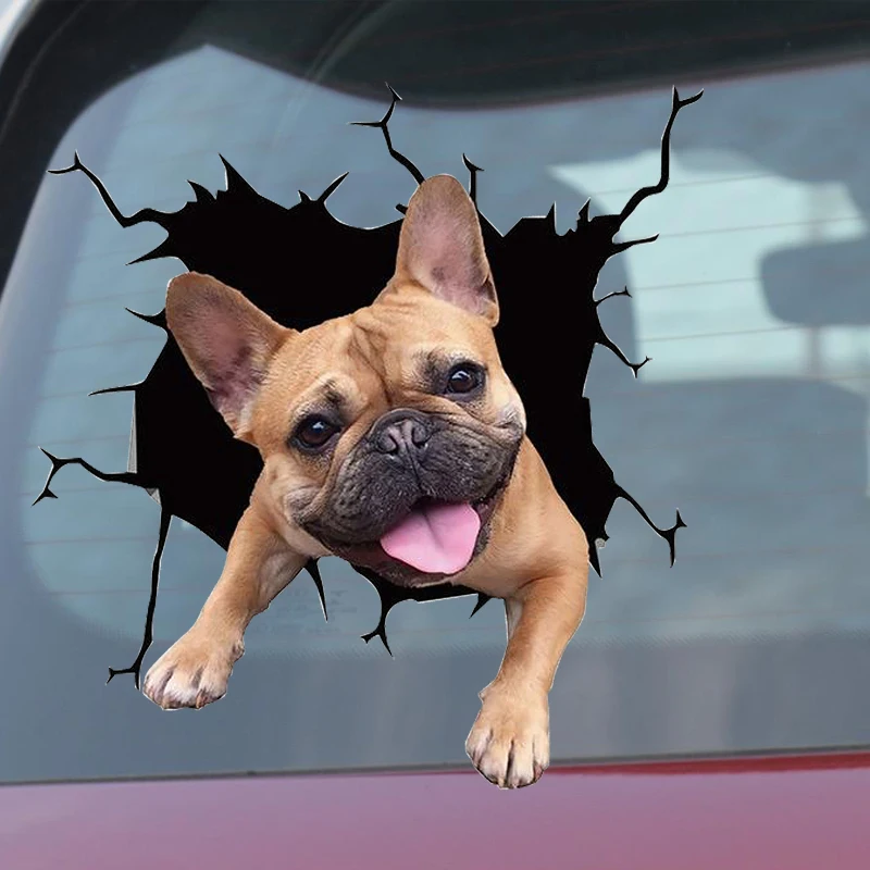 Car-Sticker-Auto-Rear-Window-Puppy-Broken-Window-Stickers-Electrostatic ...