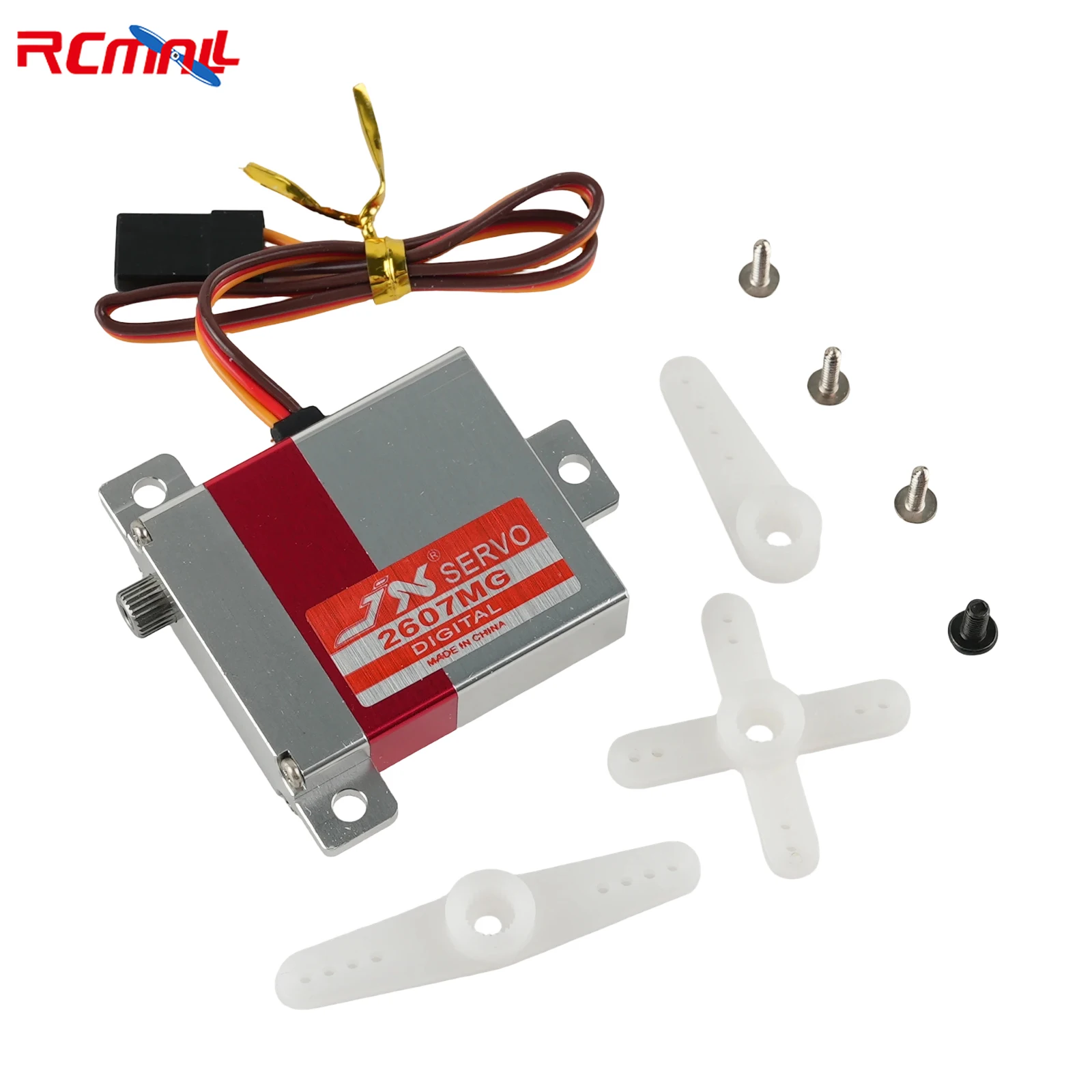 JX Servo PDI-2607MG 7.2KG All-Metal Thin Servo Metal Gear Digital Servo ...