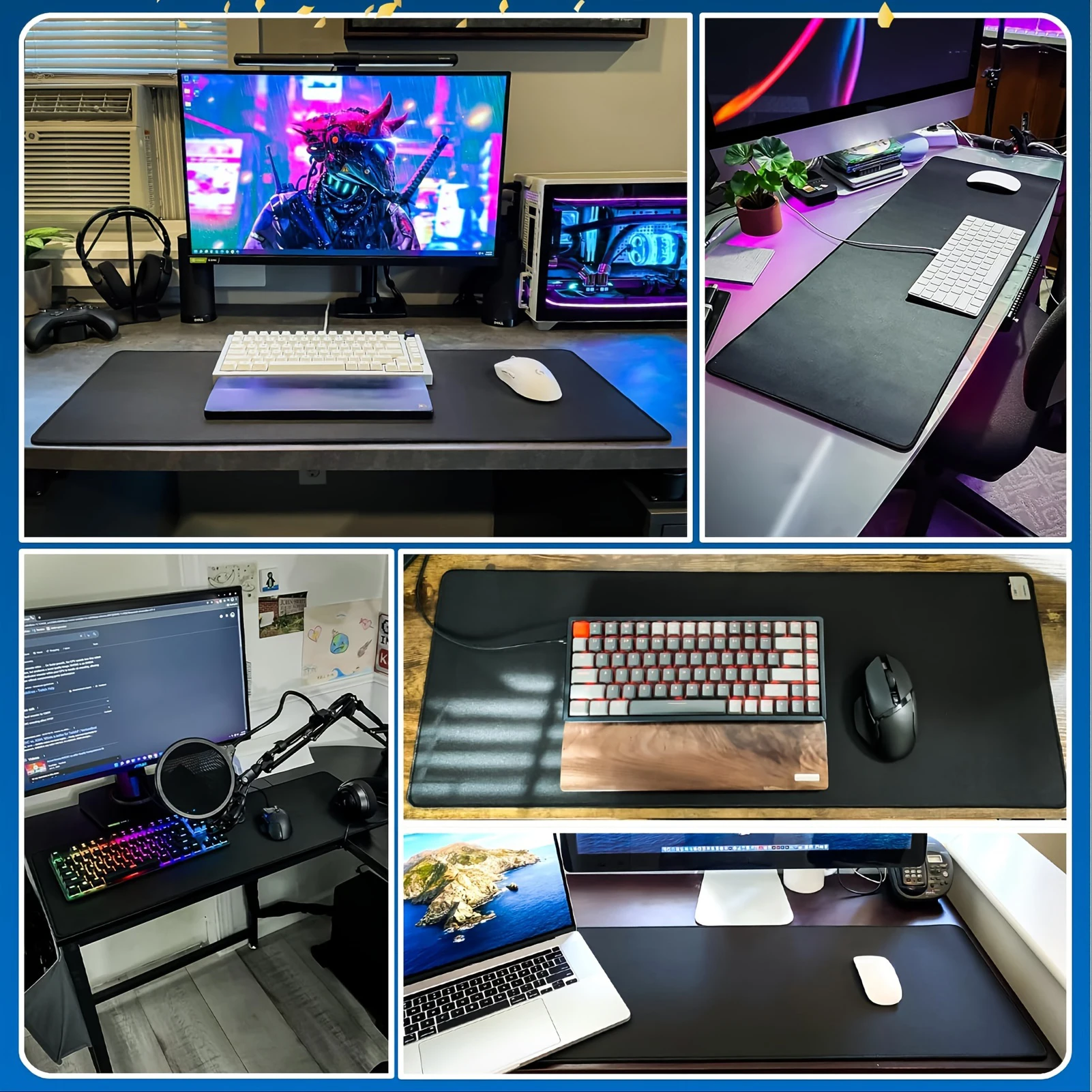 Mouse-Pad-Large-Laptop-Mouse-Pad-Gaming-Accessories-Keyboard-Rubber ...