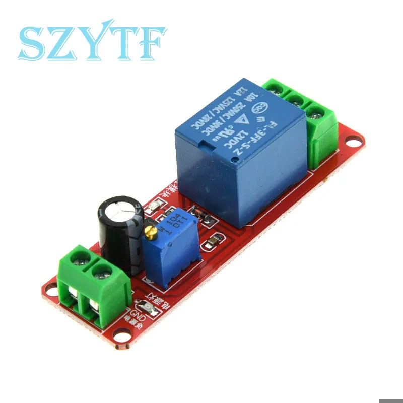 DC 5V 12V Time Delay Relay NE555 Time Relay Shield Timing Relay Timer ...