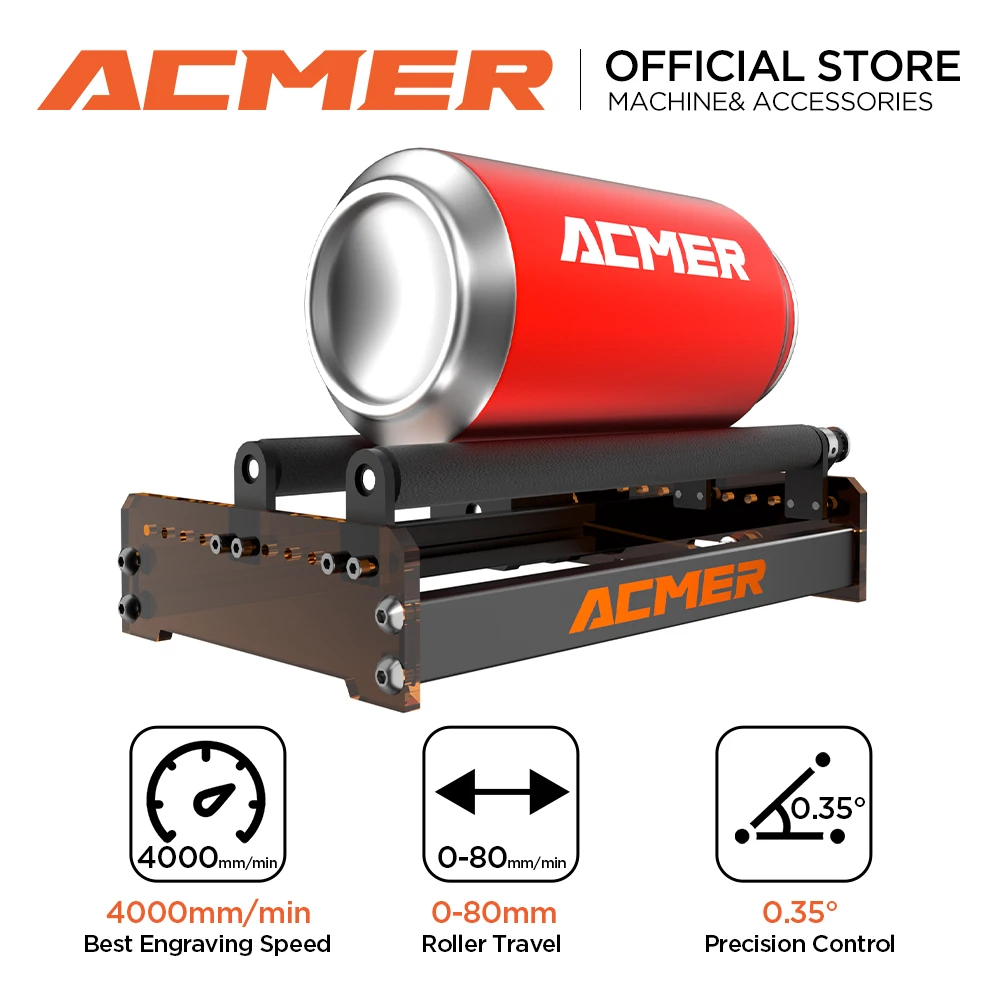 ACMER-M3-laser-rotary-roller-Module-Roller-Laser-Engraver-Y-axis-Rotary ...