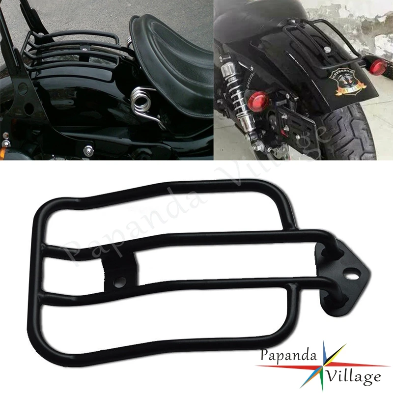 For-Harley-XL-883-883R-Sportster-Iron-Low-Custom-2004-2015-Black-Chrome ...