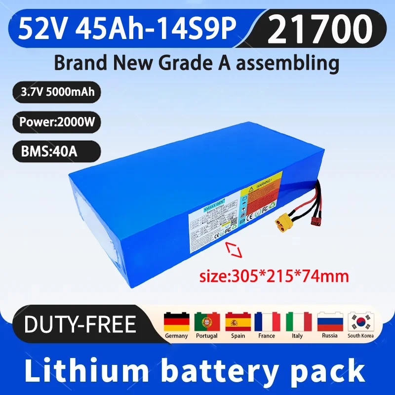 52V-45Ah-21700-14S9P-Lithium-Ion-Battery-Pack-2000W-Power-Tool ...