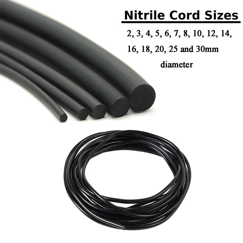 Nitrile Rubber Sealing Strip | Round Rubber Rubber Sealing | Nitrile ...