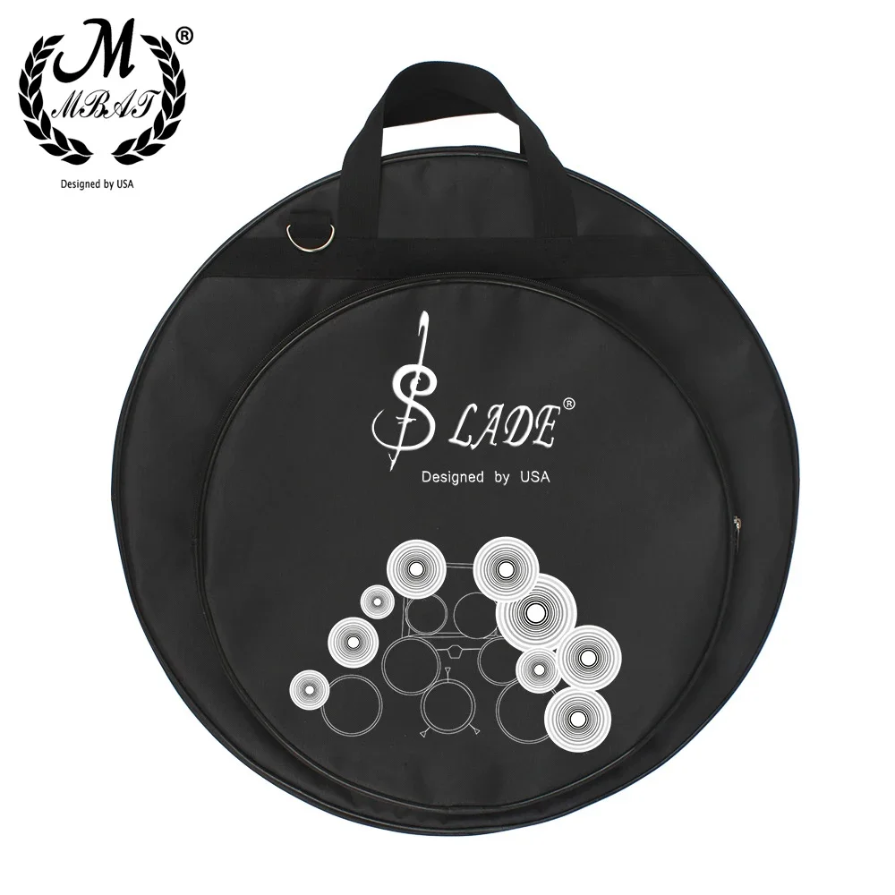 M MBAT Cymbal Gig Bag Percussion Instrument Accessories Music Tool ...