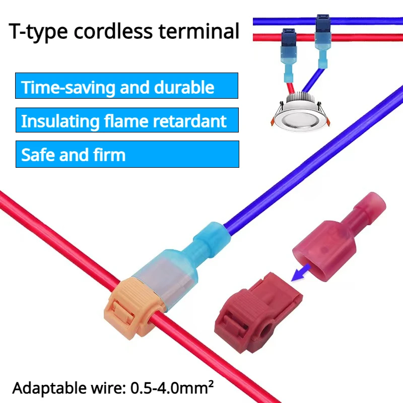 30pcs-T-Tap-Cable-Splicing-Wire-Connector-Quick-Electrical-Snap-Lock ...
