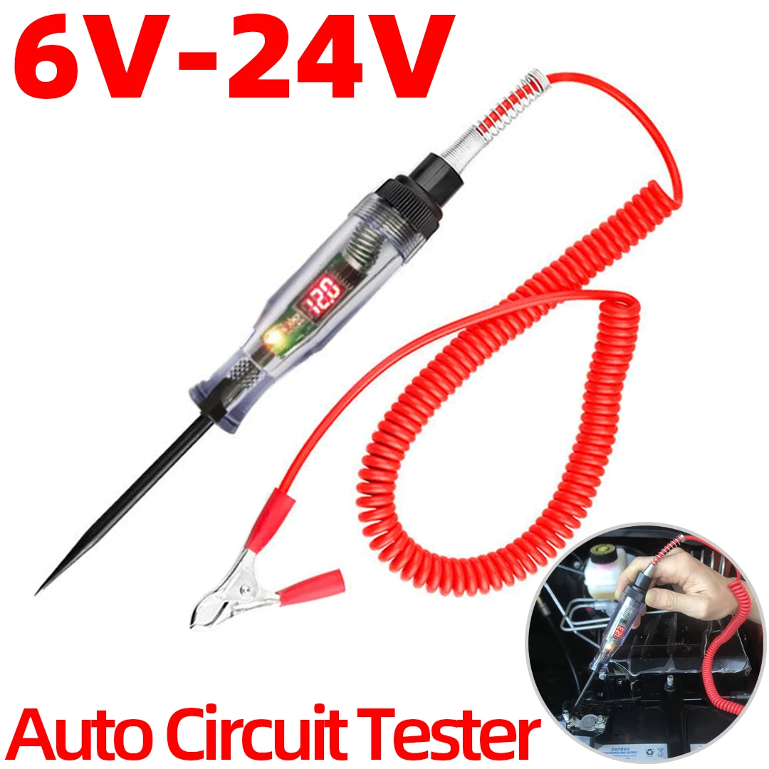 Car-Truck-Voltage-Circuit-Tester-Auto-6V-24V-herramientas-Tools-Car ...