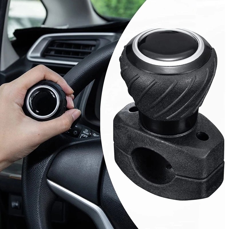 Turning-Steering-Wheel-Booster-Spinner-Knob-360-Degree-Rotation-Metal ...