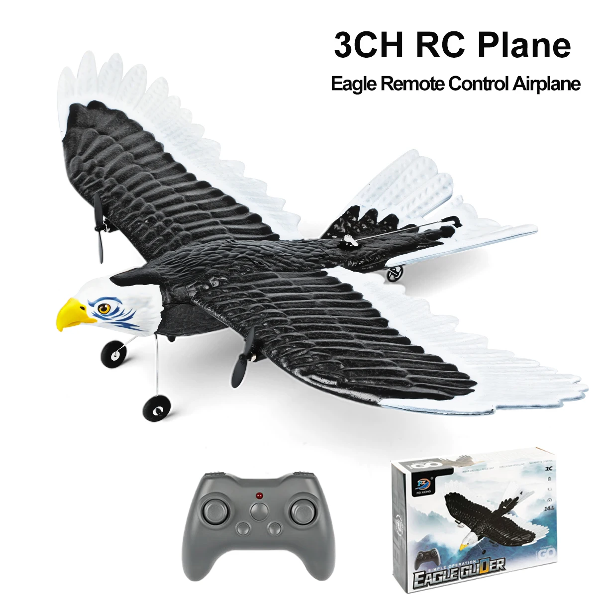 3CH Eagle RC Plane FX9651 Remote Control Airplane 578mm Wingspan 360 ...