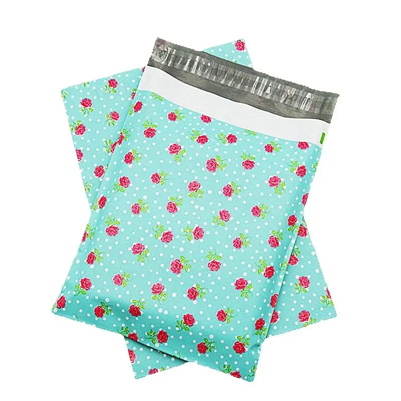 100PCS 25x35cm Rose Poly Mailer Adhesive Envelopes Bag Women Girl's ...