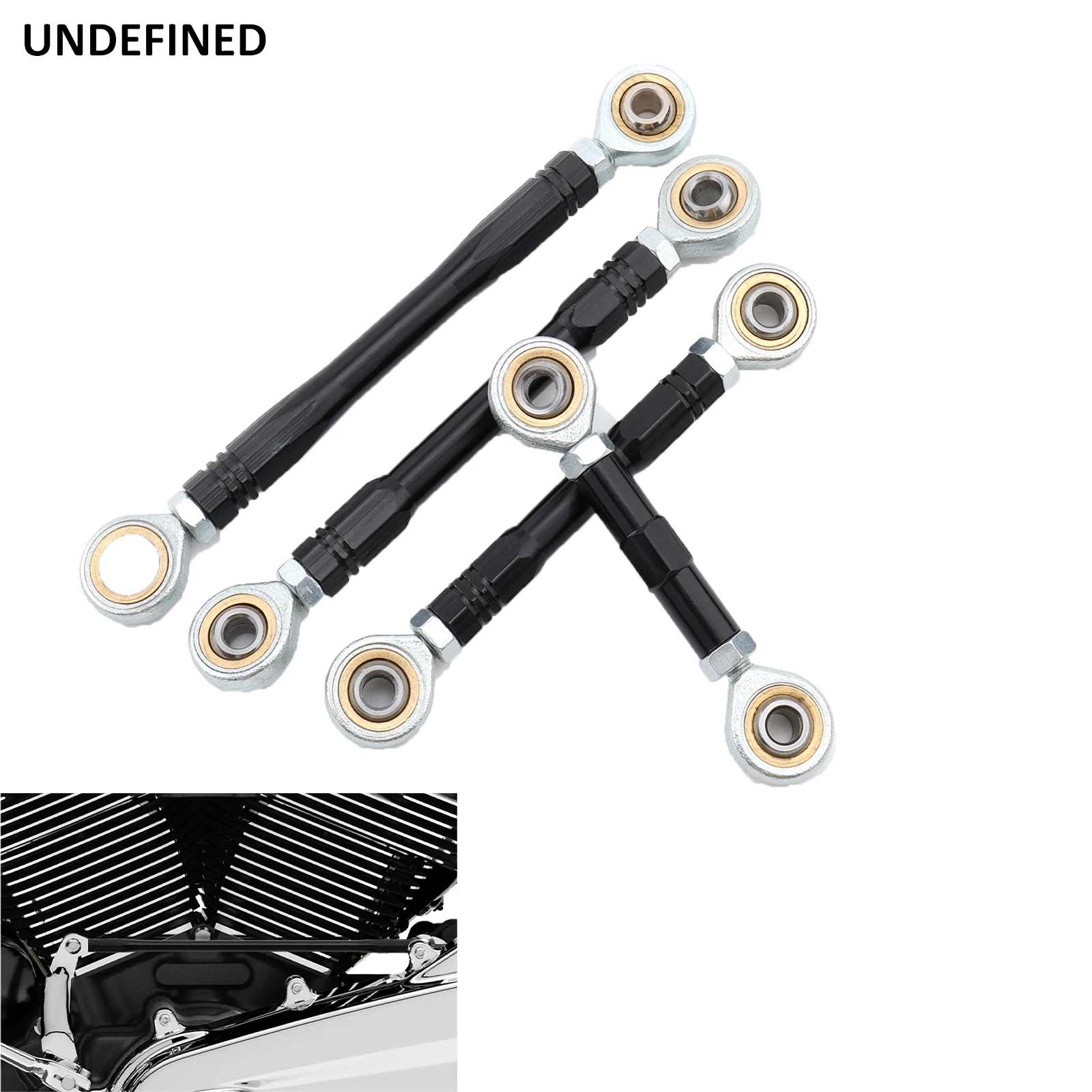 CNC-Motorcycle-Shift-Rod-Linkage-Tie-Rod-Ends-Adjustable-Position ...