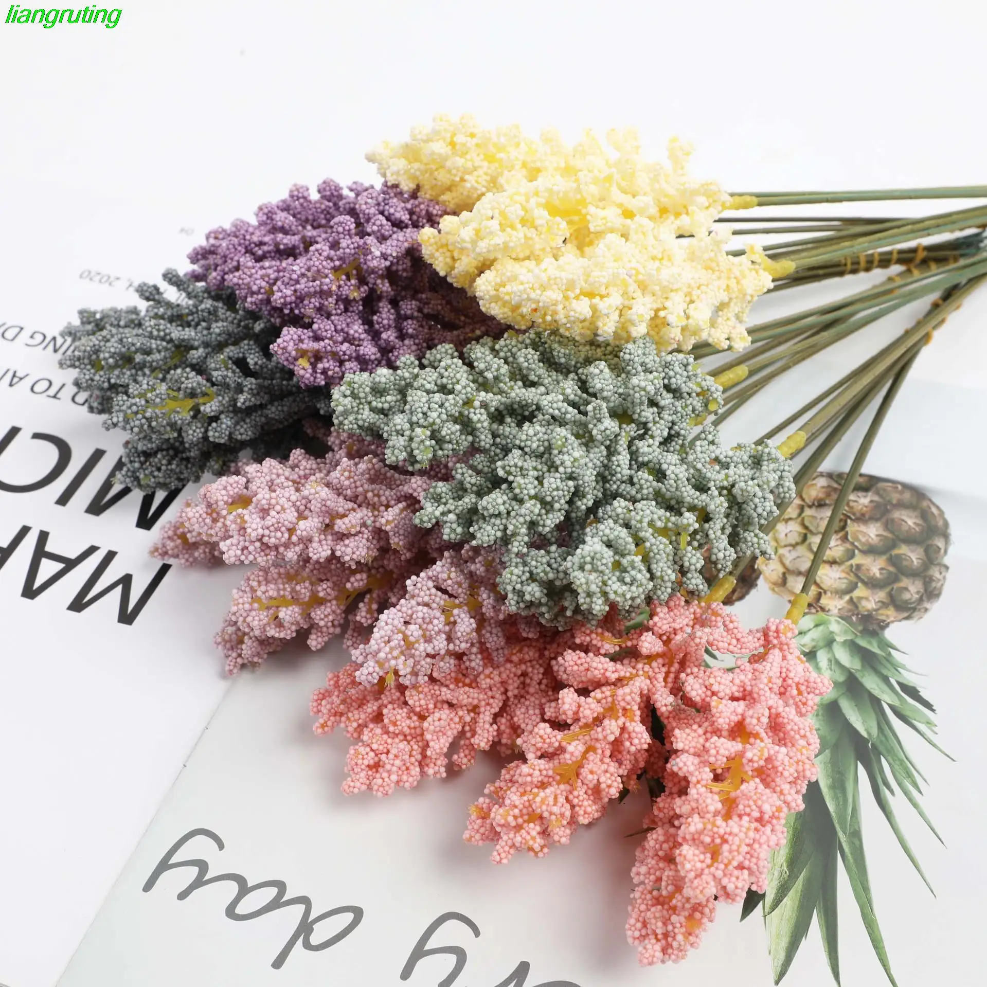 Artificial-flower-wheat-spike-simulation-handmade-foam-wheat-spike ...
