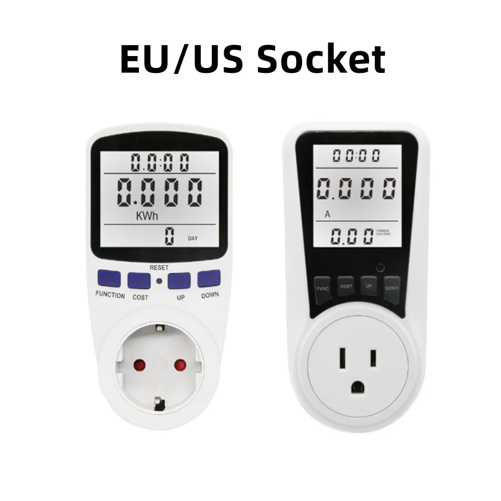 EU-US-Plug-Voltage-Wattmeter-Digital-LCD-Power-Meter-Consumption-Watt ...