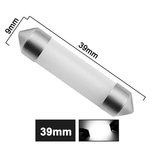 1Pcs C5W LED COB Bulb 31MM 36MM 39MM 41MM Car LED Dome Festoon Lights Indicator Bulb Reading Map ...