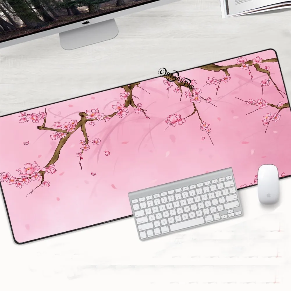 Japanese-Pink-Cherry-Blossom-Mousepad-Sakura-Office-Laptop-Computer ...
