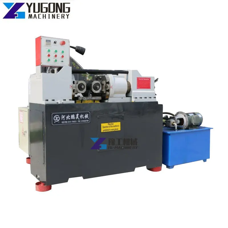 Nut-Bolt-Making-Machine-Steel-Rod-Threading-Machine-Round-Bar-Thread ...