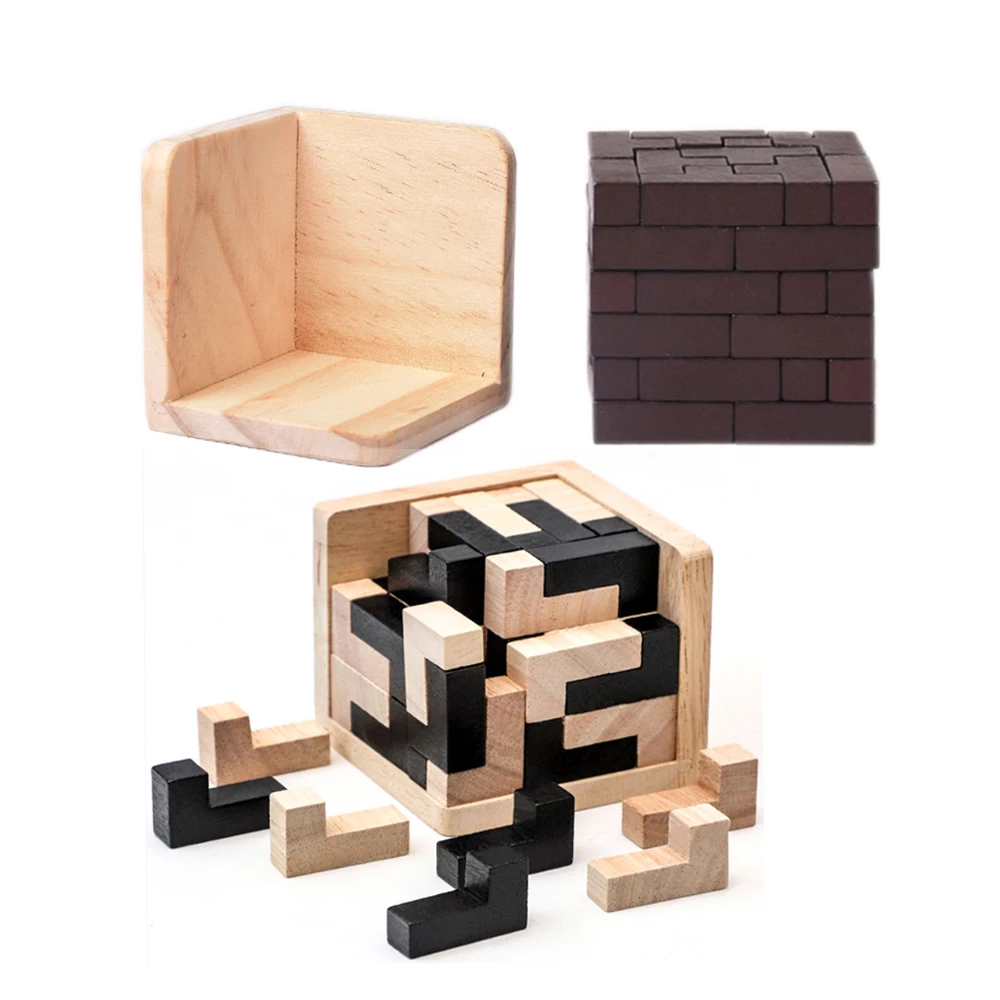 3d Wooden Cube Puzzles