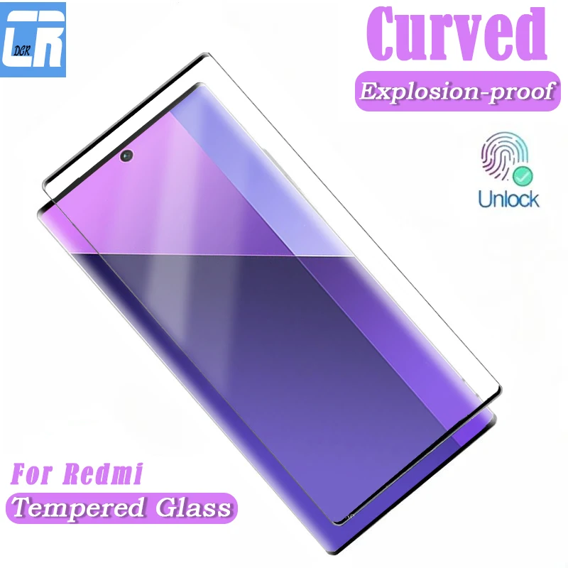 3D-Curved-Fingerprint-unlock-Screen-Protectors-For-Xiaomi-Redmi-Note-13 ...