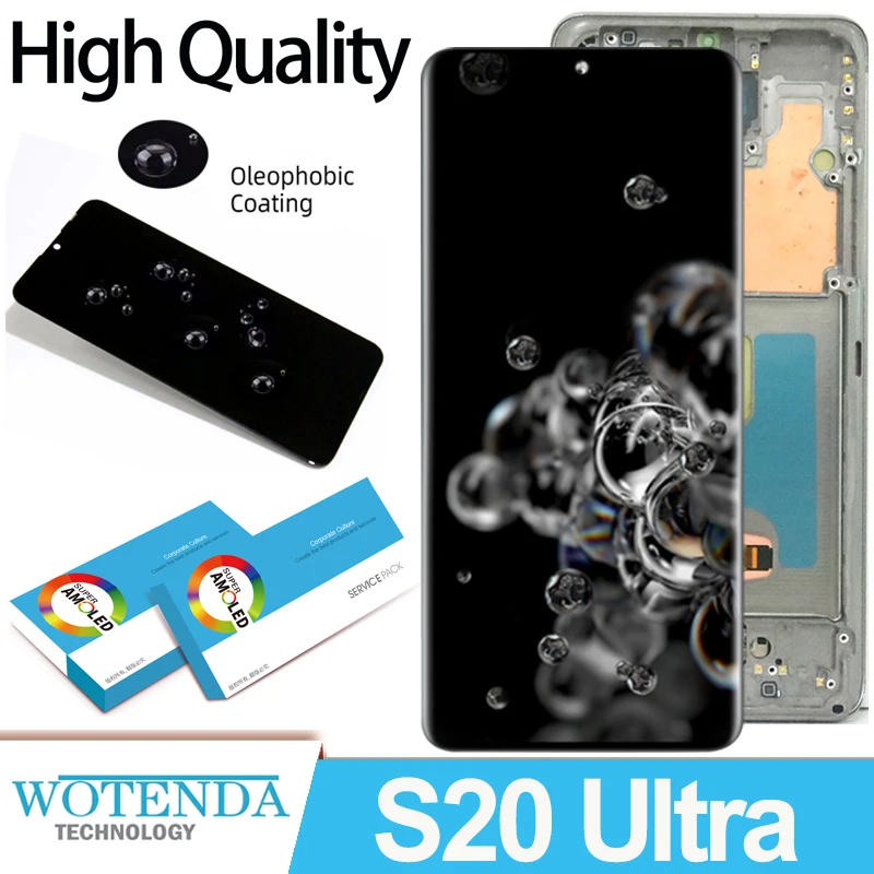 6-9-Dynamic-AMOLED-Display-for-Samsung-S20-Ultra-LCD-Touch-Screen ...