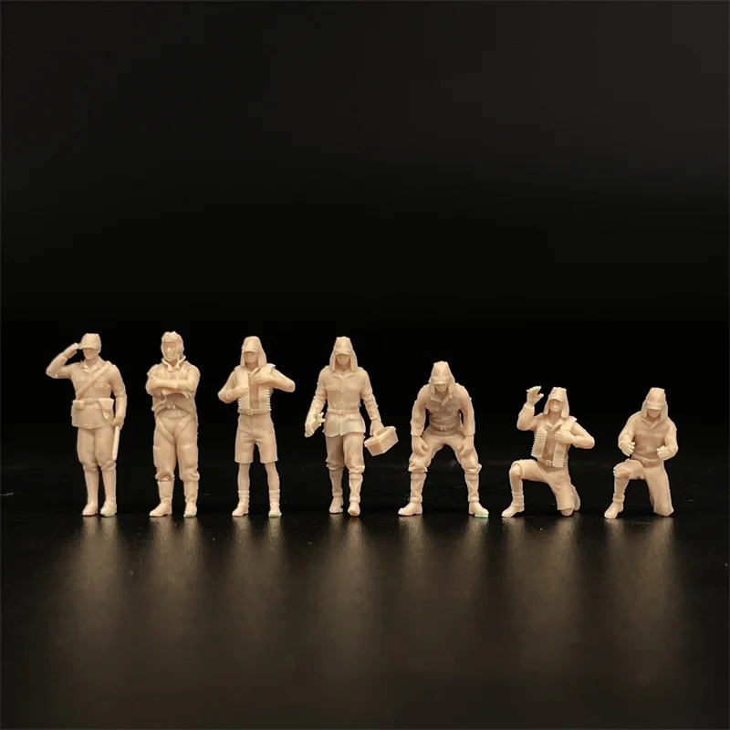 1-72-Scale-Model-Japanese-Airfield-Ground-Crew-7-Figures-Dioramas-Resin ...