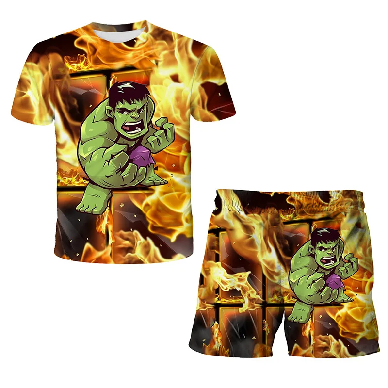 Conjunto-de-ropa-de-Hulk-para-ni-os-ch-ndal-con-estampado-3D-ropa-de ...