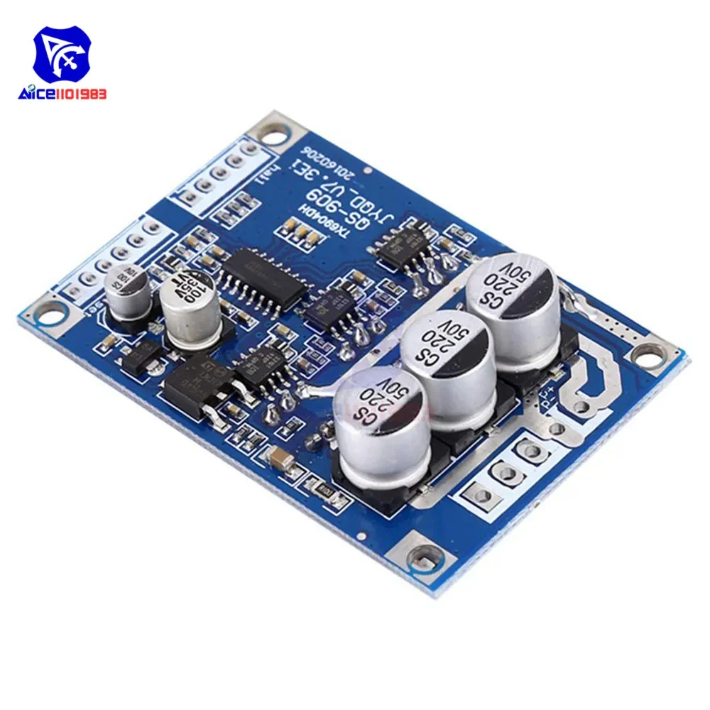 diymore-DC-12V-36V-15A-500W-Brushless-Motor-Controller-Module-Non-Hall ...
