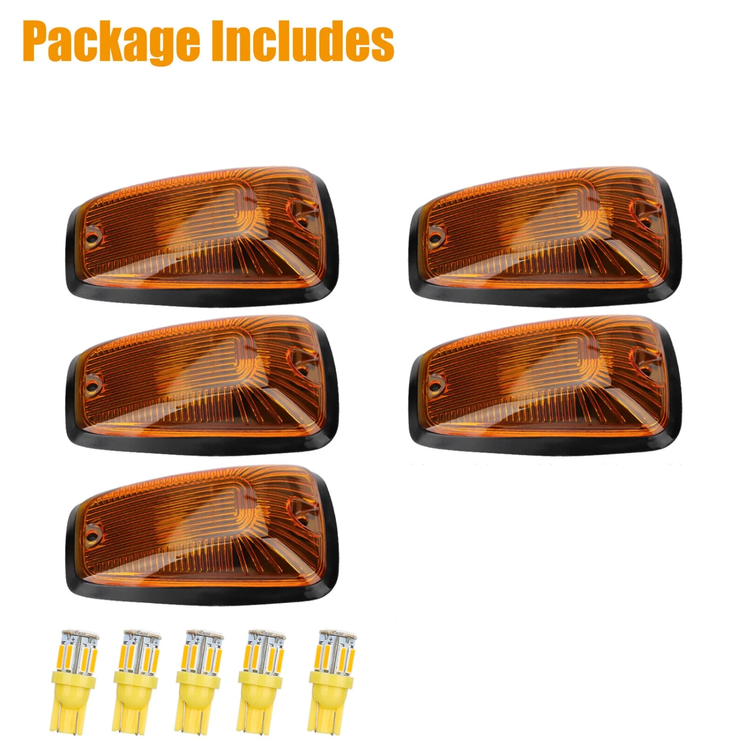5PCS-Amber-LED-Cab-Marker-Roof-Lights-11516638-15599040-15691885 ...