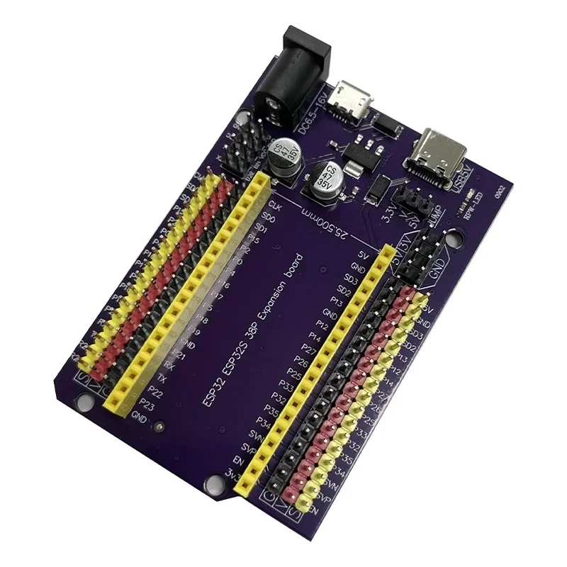 Esp32 38pin Development Board Type C Micro Usb Can Be Equipped With
