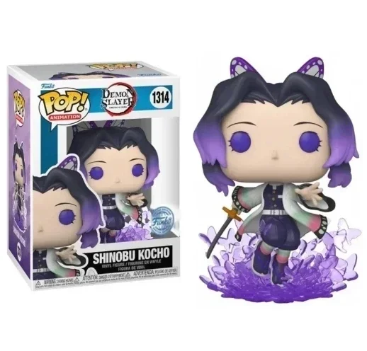 Funko Pop Demon Slayer Shinobu 1314# OBANAI 1395# RUI 1307# Nezuko 1264 ...