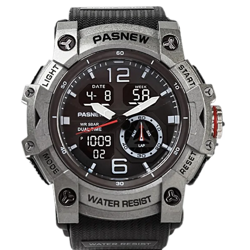 Original-Impermeable-Relojes-Deportivos-Hombres-Esfera-Grande-Silicona ...