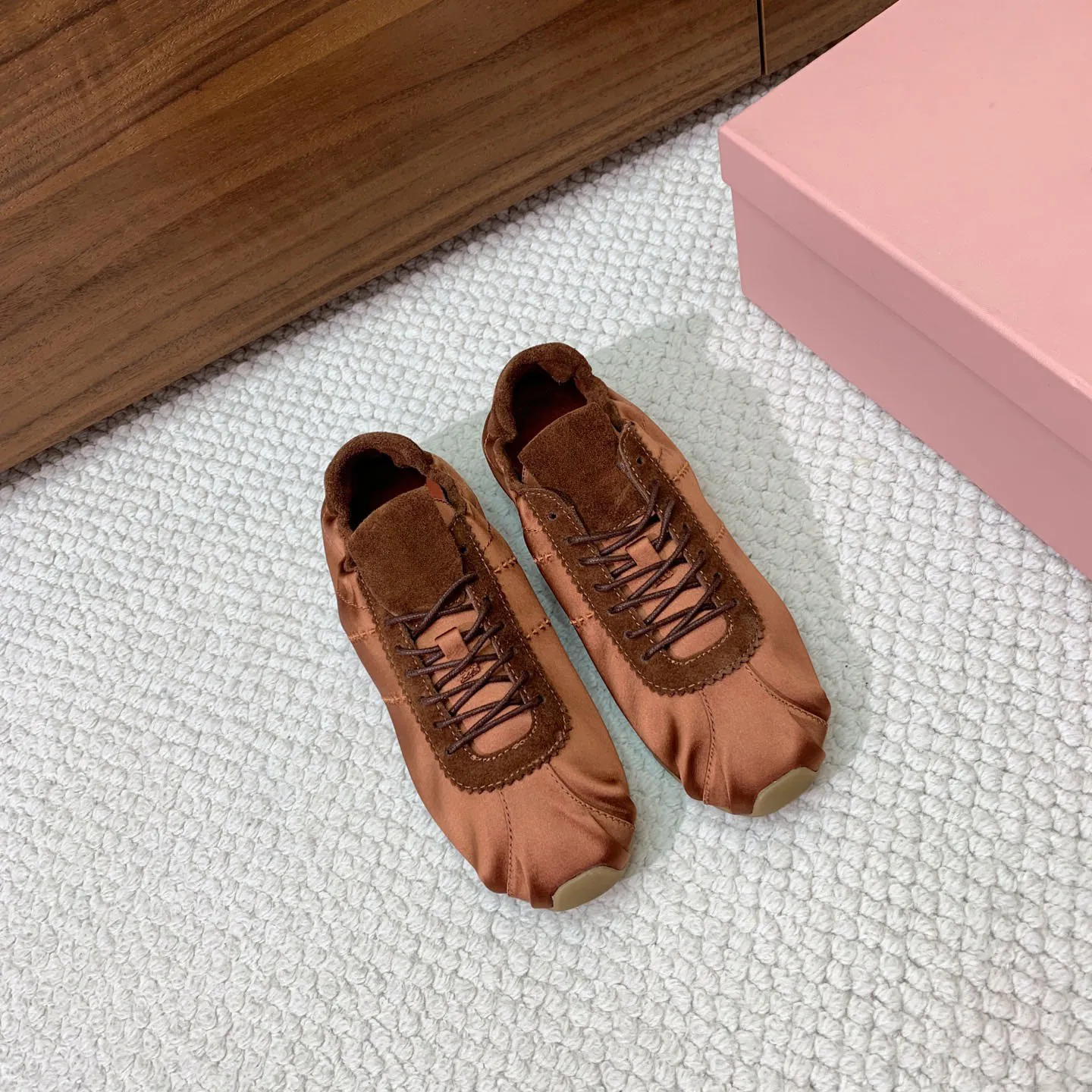 women's lightweight sneakers silk and high silk suede upper sheepskin ...