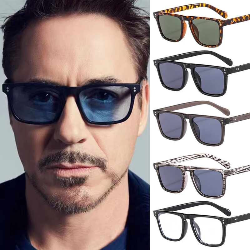 Small Square Sunglasses Men Retangular Driver Goggles Anti Blue Light ...